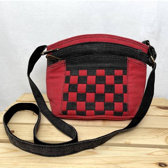 Taa Daa | Bags | Taa Daa Custom Streetwear Crossbody Purse Red Black ...